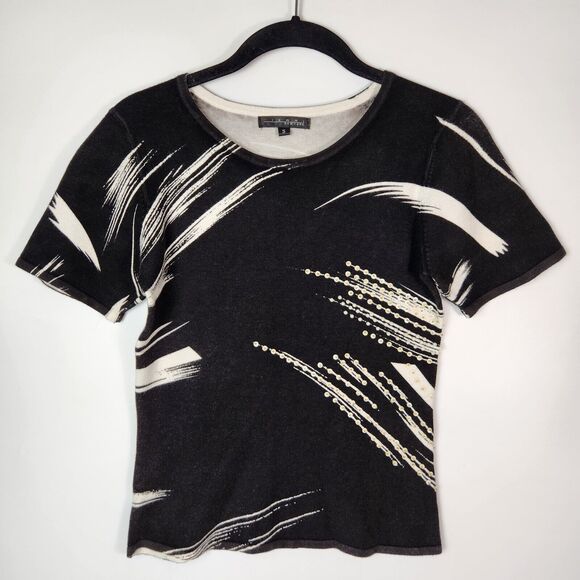 Pierri New York | Tops | Vtg 9s Pierri New York Shirt Womens S Pearl ...